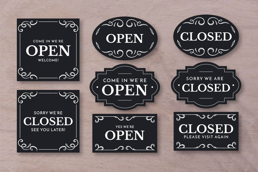 Magnetic Door Signs - L.A.Chris Signs